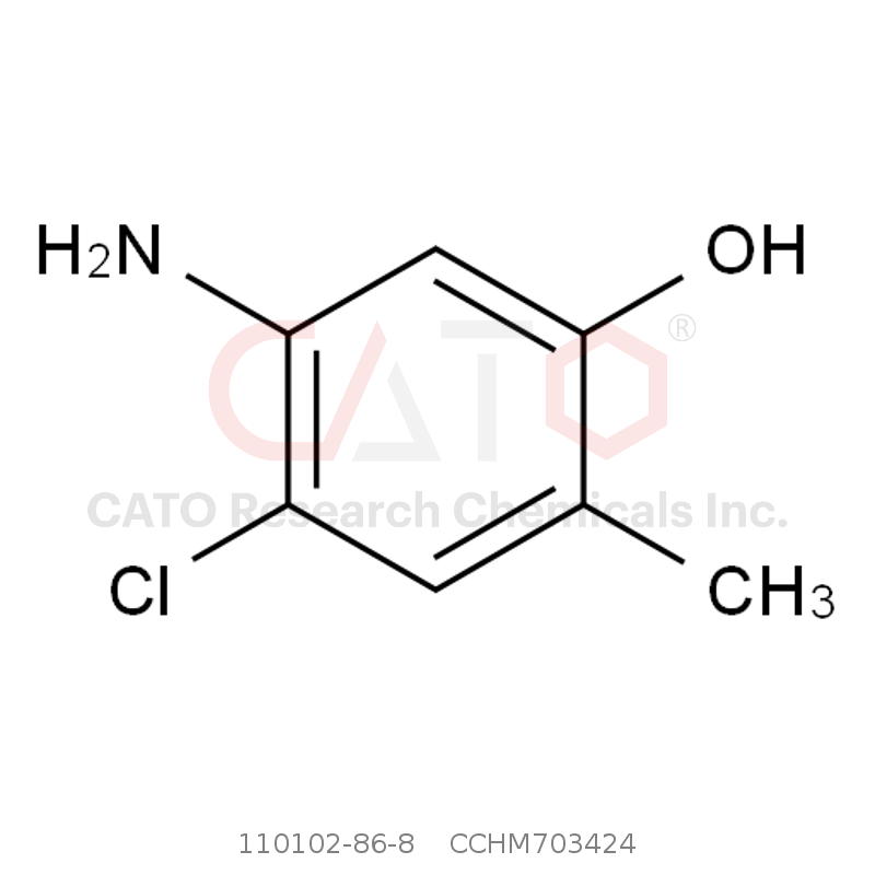 110102-86-8,4-氯-5-氨基邻甲酚,5-Amino-4-chloro-2-methylphenol,CATO,标准品最新报价,现货 ...