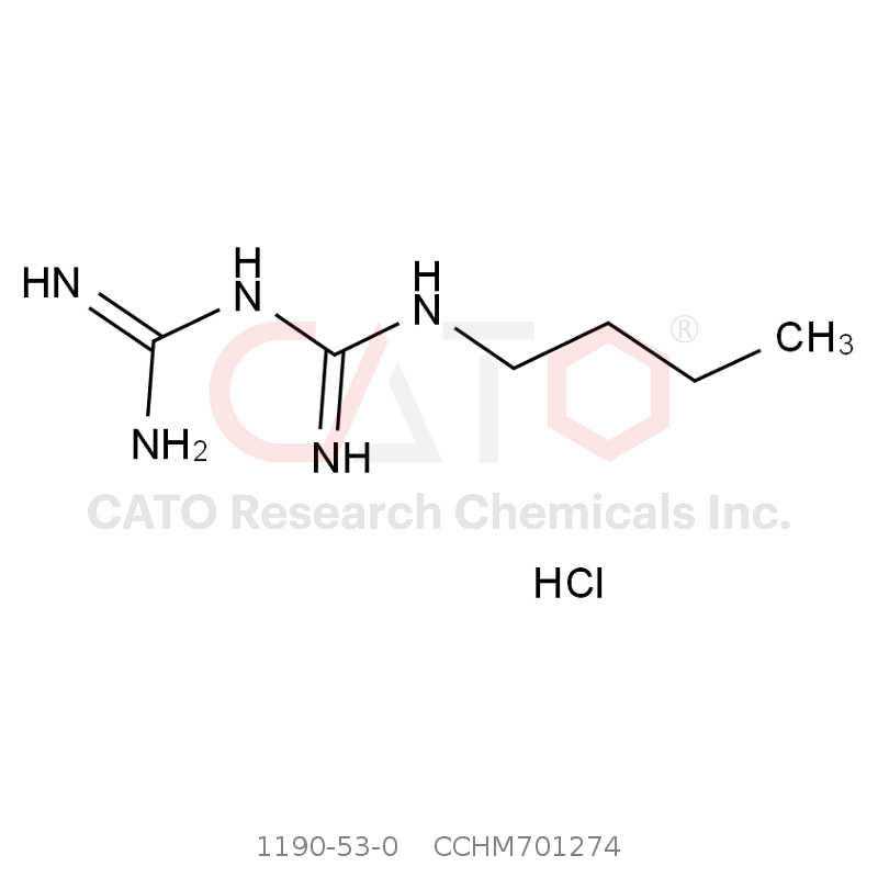 1190-53-0 | 盐酸丁双胍 | Buformin Hydrochloride | CATO佳途标准品，中间体综合研发采购平台