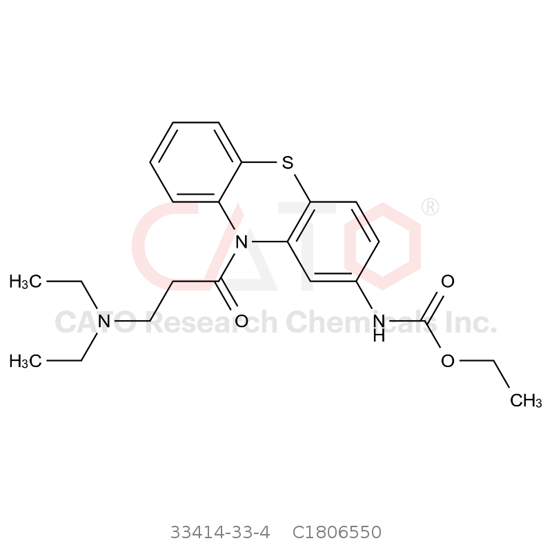 33414-33-4 | 依西西嗪 | Ethacizine | CATO佳途标准品，中间体综合研发采购平台