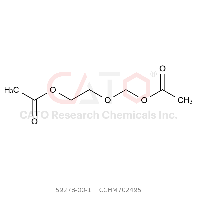 59278-00-1,乙酸(2-乙酰氧基乙氧基)甲酯,(2-Acetoxyethoxy)Methyl Acetate,CATO,标准品最新报价 ...