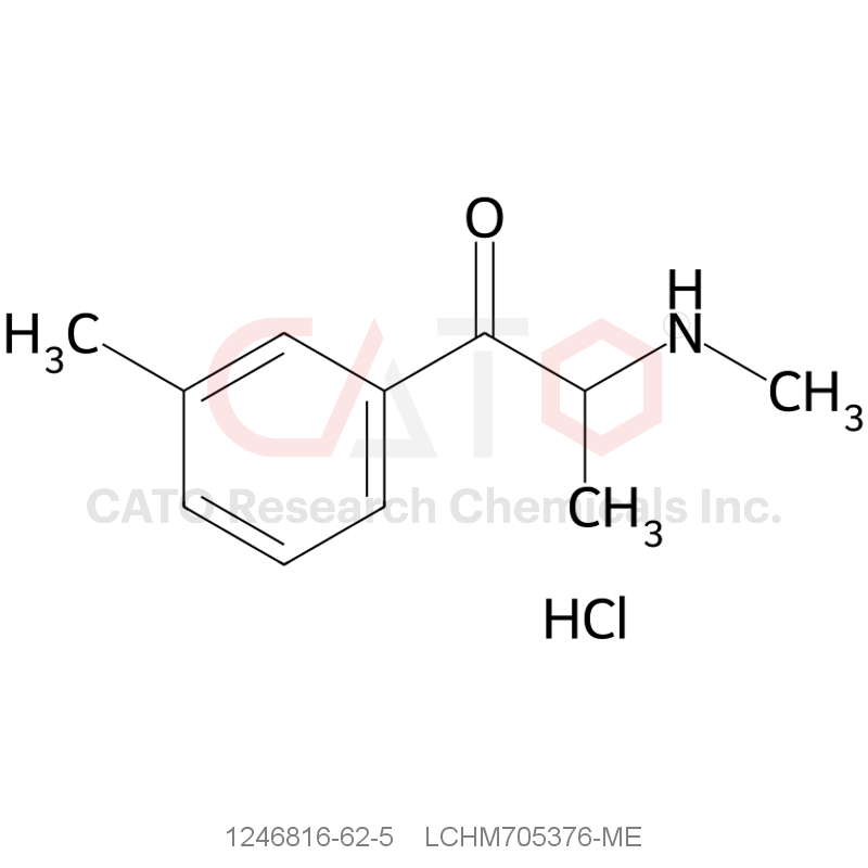 1246816-62-5,3-甲基甲卡西酮盐酸盐溶液,3-Methyl Methcathinone Hydrochloride,CATO,标准 ...