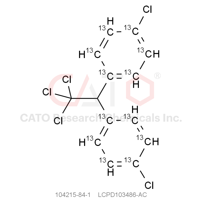 104215-84-1,4,4'-滴滴涕13C12,4,4'-DDT (ring-13C12),CATO,标准品最新报价,现货供应 ...